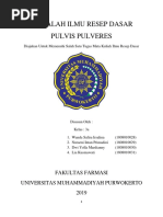 Perbedaan Pulvis dan Pulveres Obat | PDF