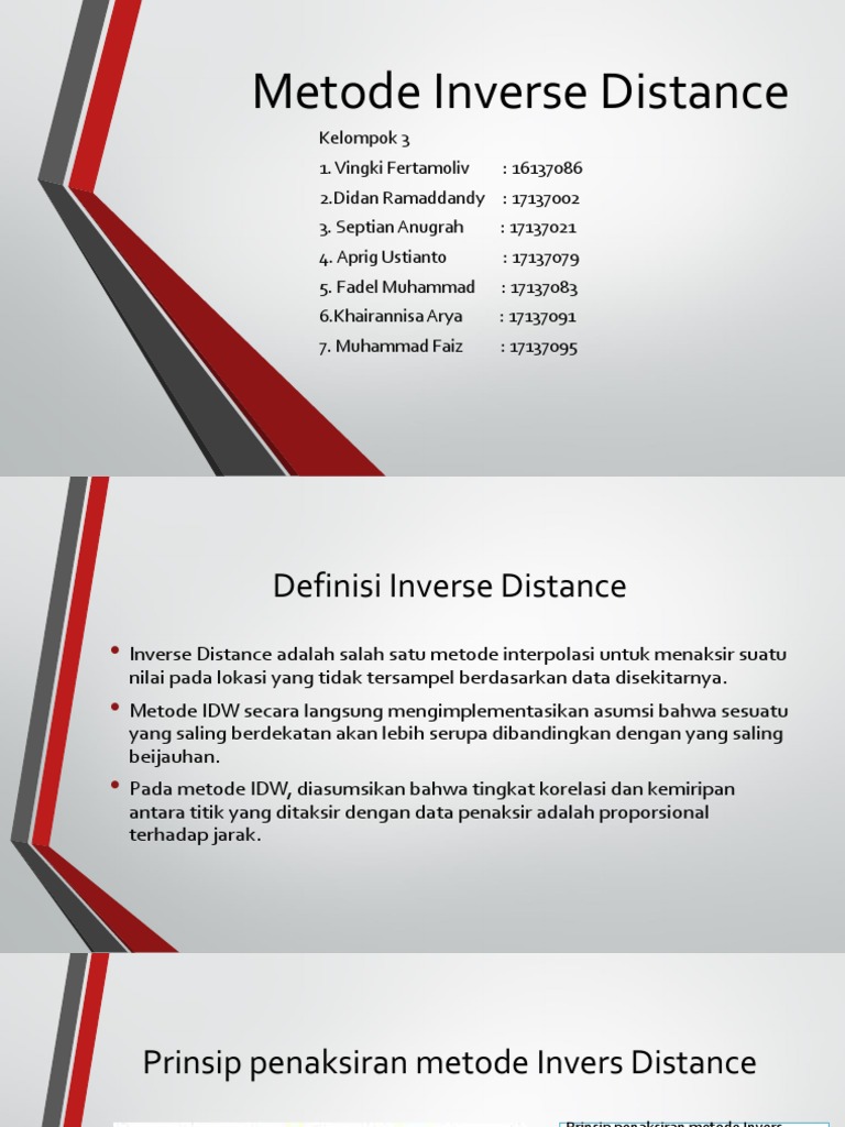 Metode Inverse Distance | PDF