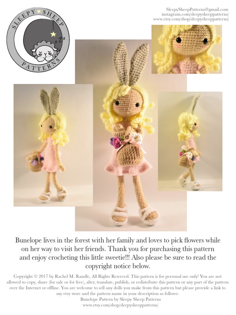 Doll Bunny | PDF | Amigurumi | Crochet
