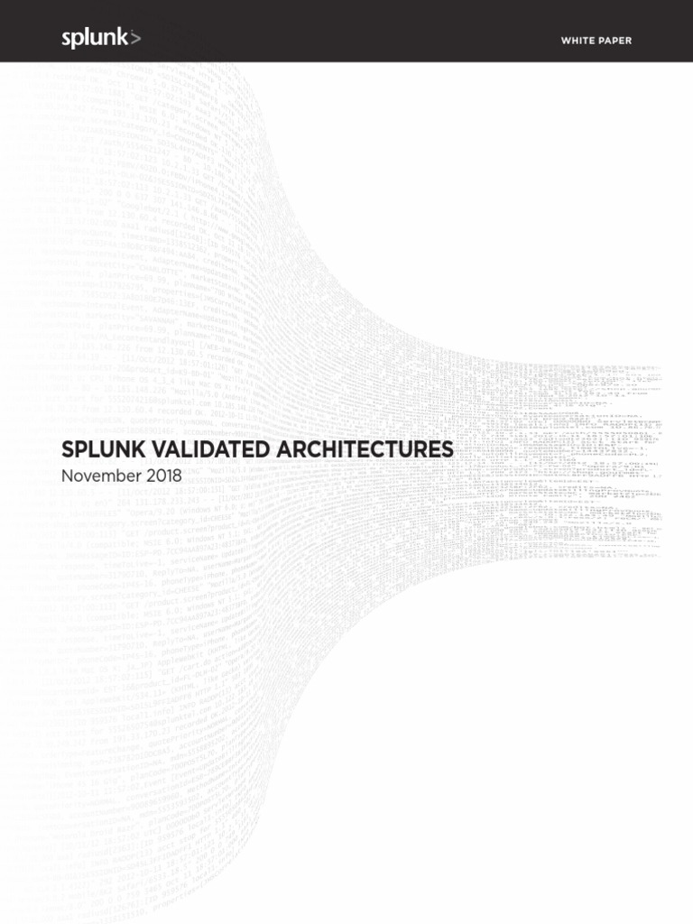 Splunk Validated Architectures | PDF | Computer Cluster | Replication (Computing)