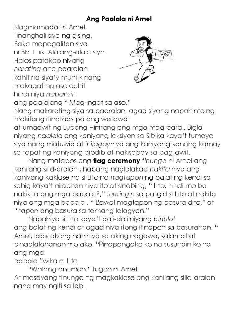 Ang Paalala Ni Arnel | PDF
