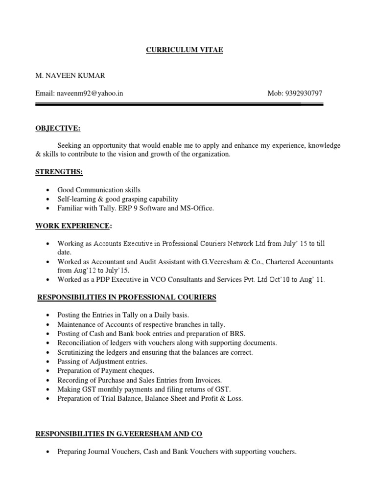 Naveen CV | PDF | Voucher | Value Added Tax