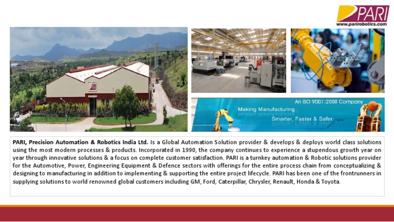 About PARI Robotics | PDF