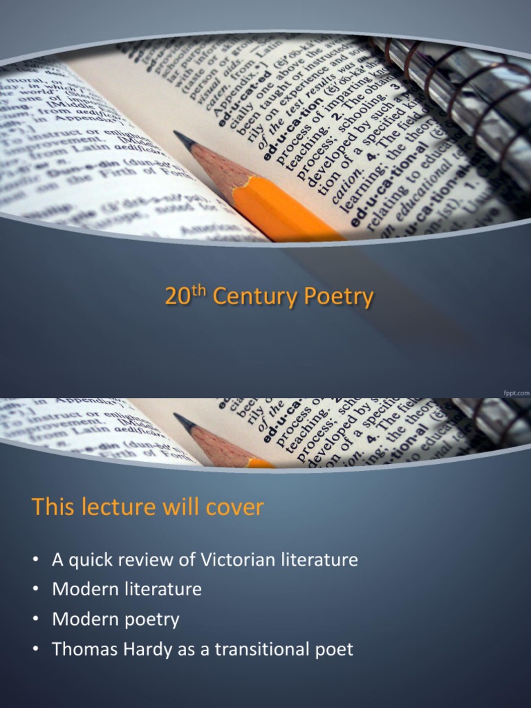 20th Century Poetry | PDF | Victorian Literature | Poetry