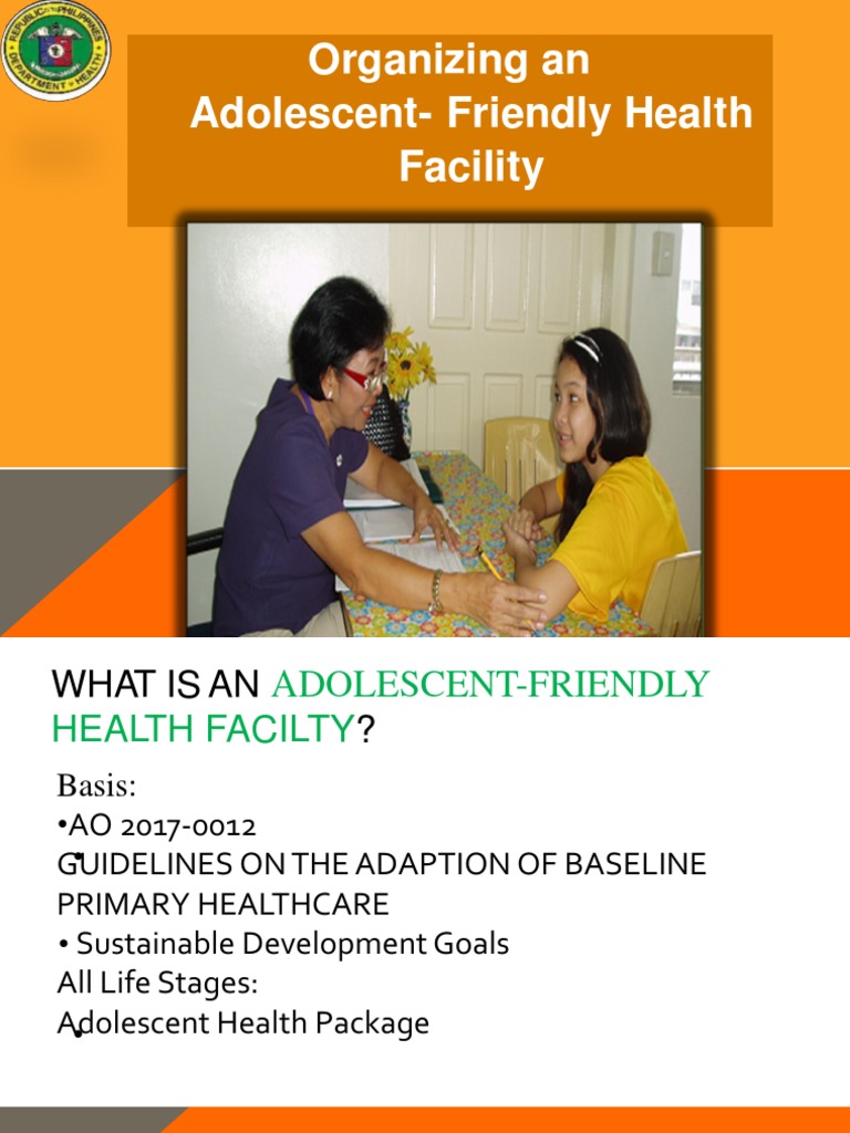 Organizing Adolescent-Friendly Health Facilities | PDF | Health Care ...