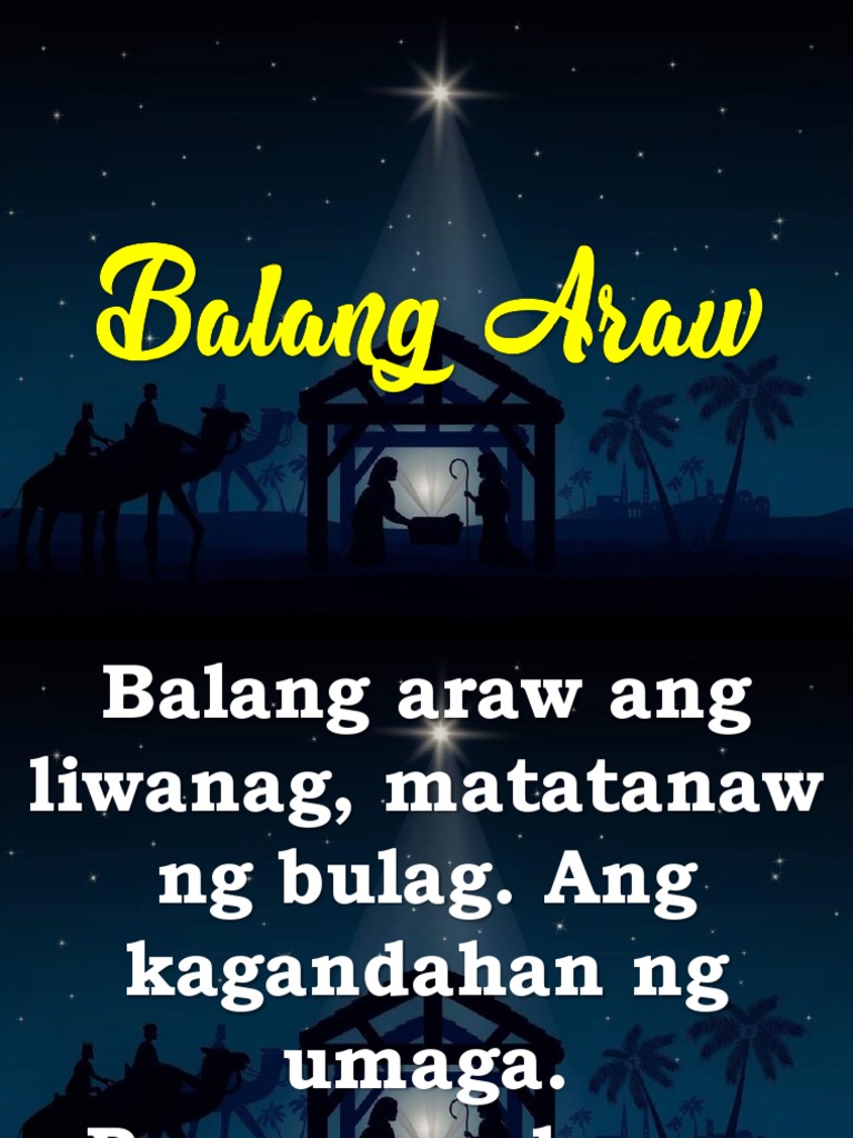 Balang Araw | PDF