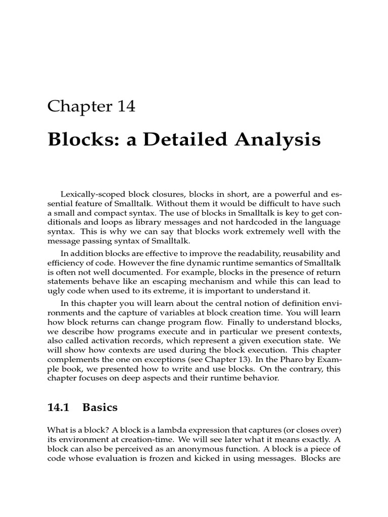 Blocks A Detailed Analysis | PDF | Variable (Computer Science ...