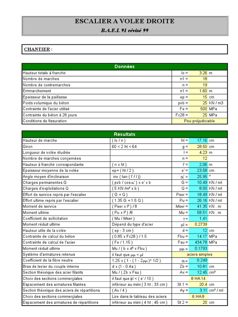 Escalier en Béton | PDF | Ingénierie civile | Génie du bâtiment