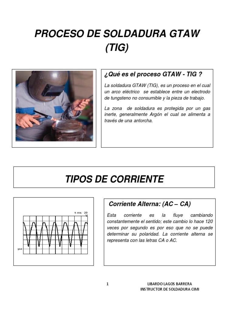 Proceso Gtaw | PDF | Soldadura | Construcción
