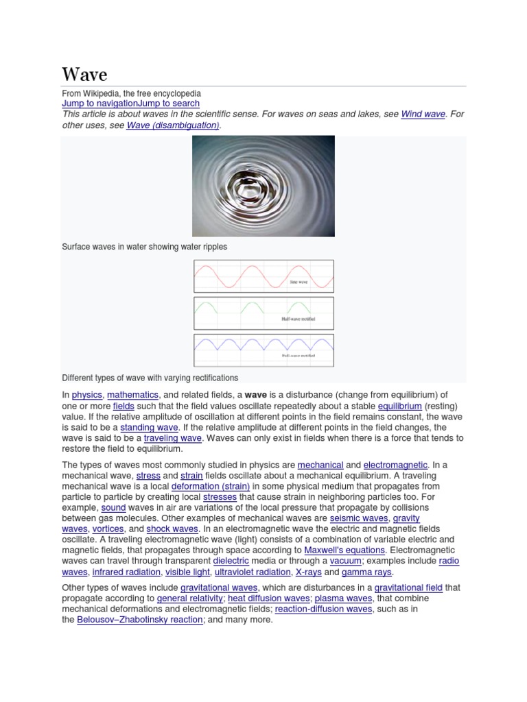 All About Waves | PDF | Waves | Electromagnetic Radiation