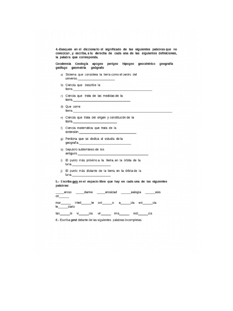 Actividades Uso de La G y J | PDF