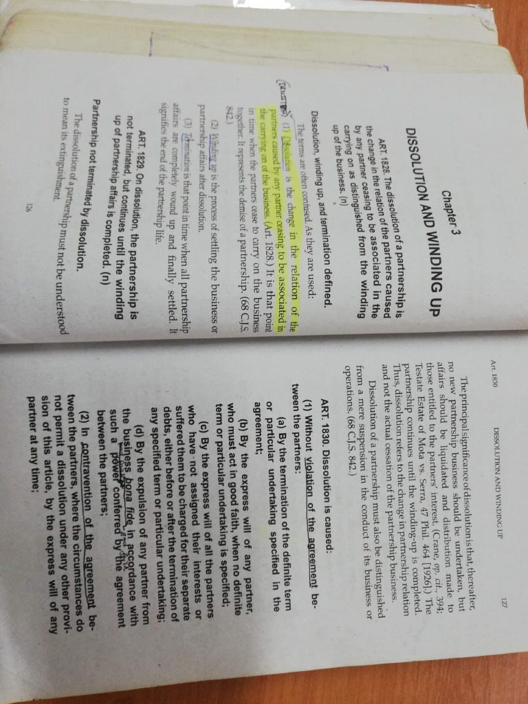 Chapter 3 Dissolution and Winding Up | PDF