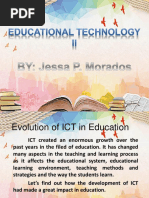 Timeline of Evolution of ICT in Education + ICT in Global Context | PDF ...