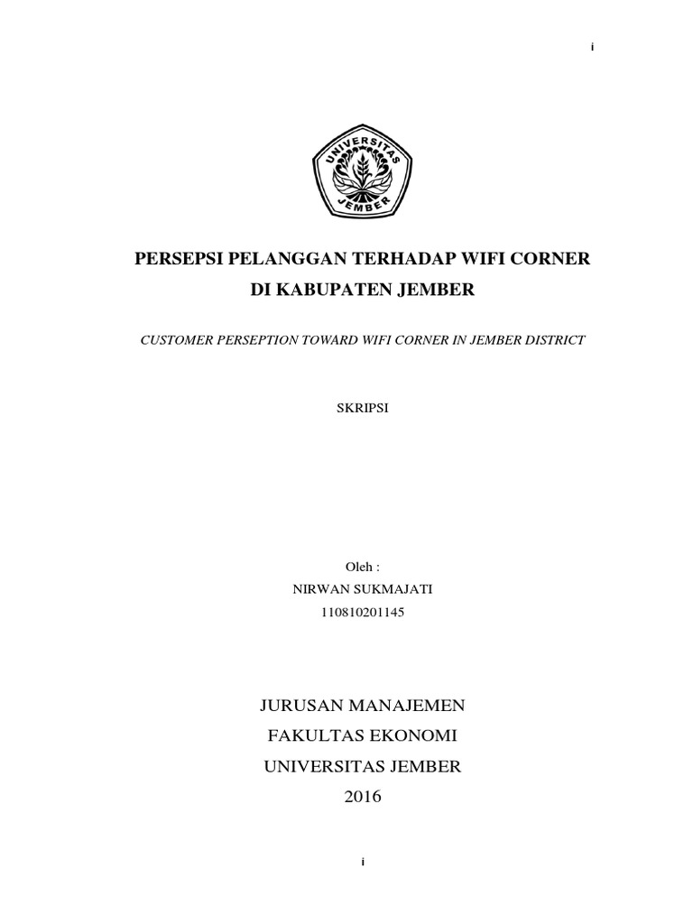 Cover Skripsi Komplit | PDF