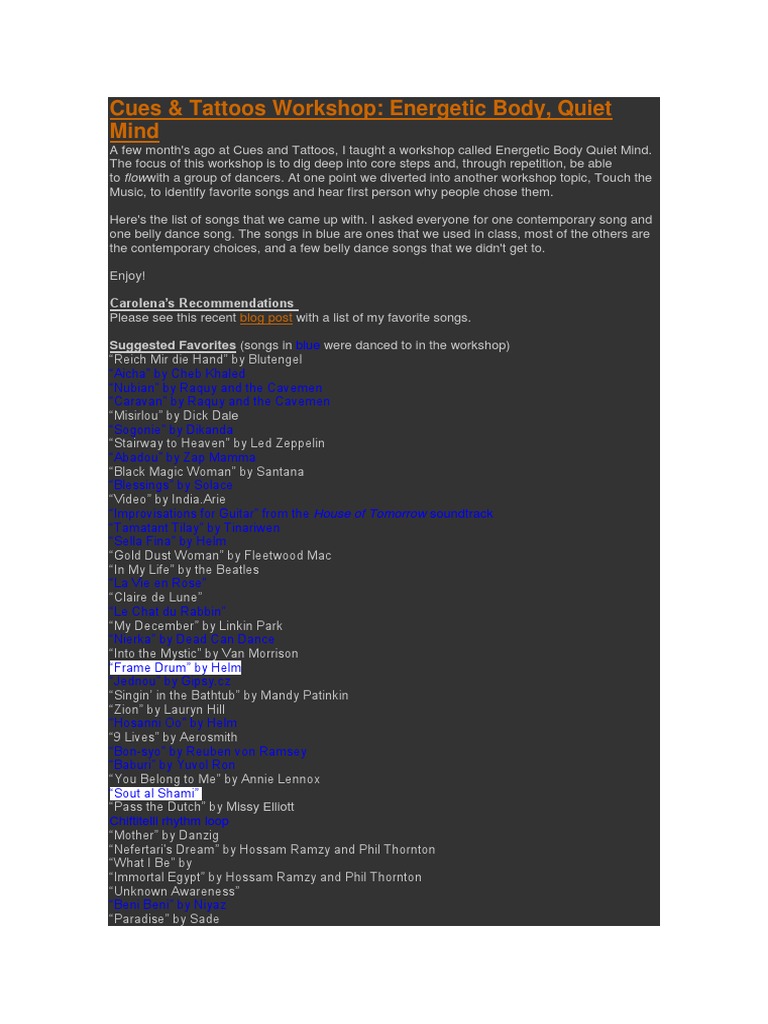 Cues | PDF | Performing Arts | Entertainment