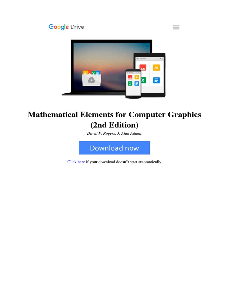 Mathematical Elements For Computer Graphics 2nd Edition by David F ... Mathematical Elements For Computer Graphics 2nd Edition by David F ...