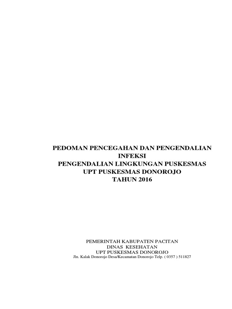 Pedoman Ppi Pengendalian Lingkungan | PDF