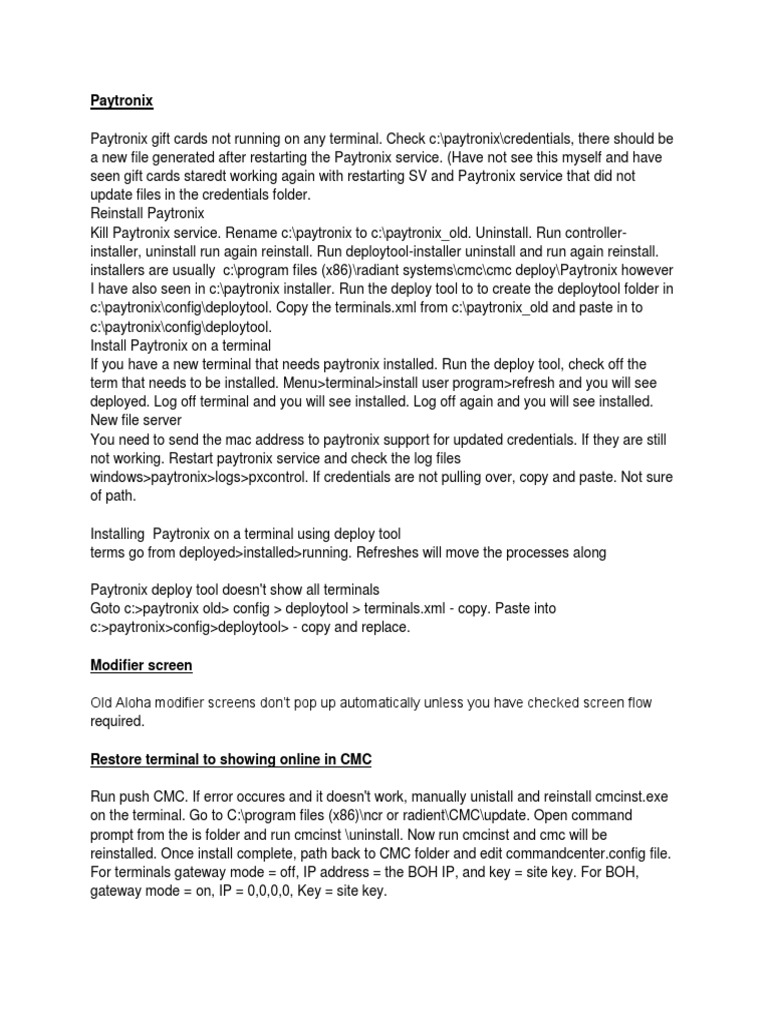 Troubleshooting Aloha Download Free Pdf Command Line Interface