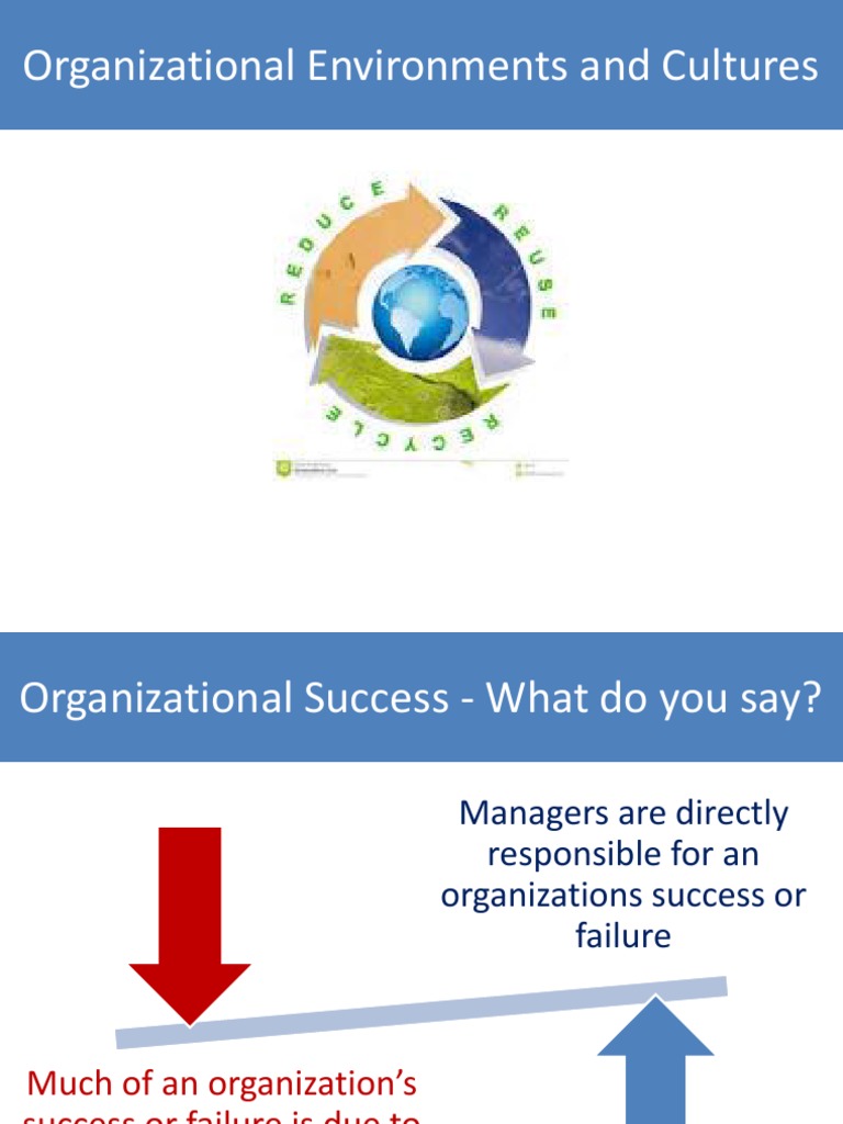 Ch03 - Organizational Environments and Cultures | Download Free PDF ...