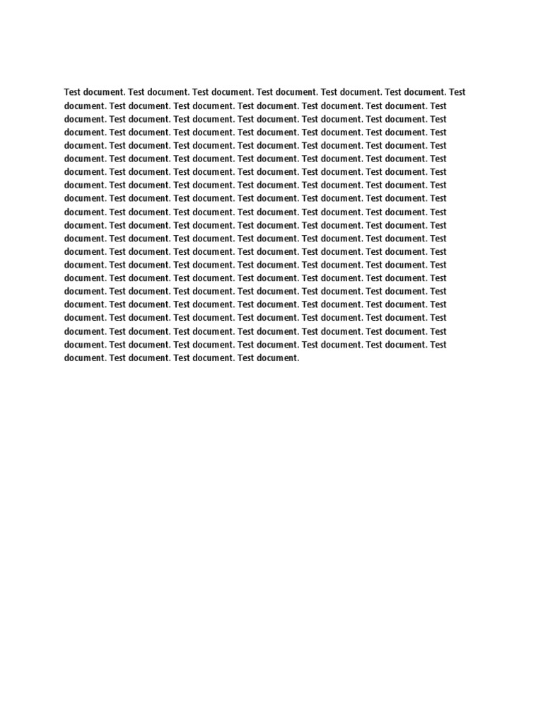Test Document Overview | PDF