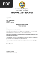 DTI Request Letter | PDF