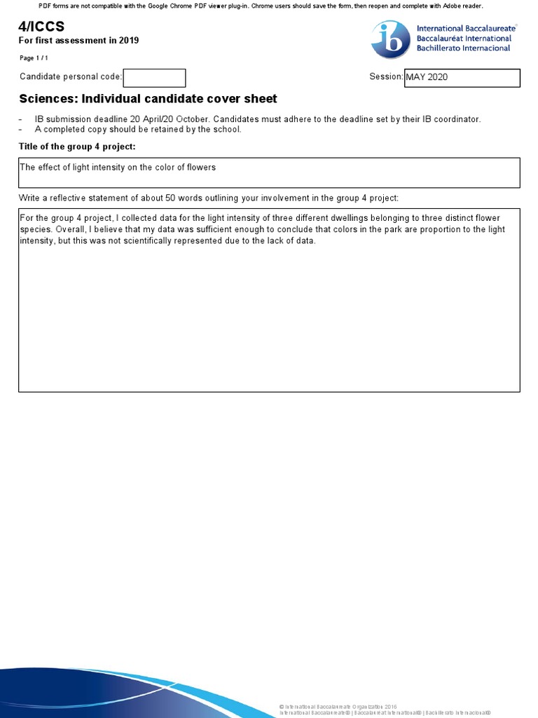 4 ICCS Form | PDF | Social Science