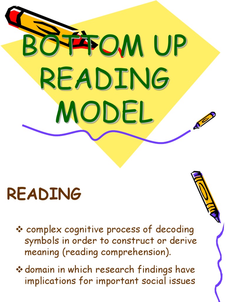 Bottom-Up Reading Model Explained | PDF | Syllable | Symbols