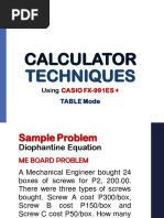 Calculator Techniques | PDF | Applied Mathematics | Algorithms