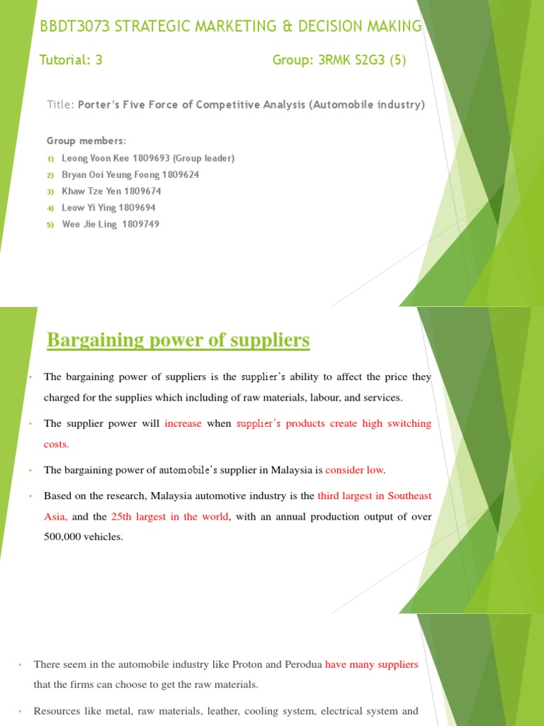 Competitive Analysis in Malaysia's Auto Industry | PDF | Car | Competition