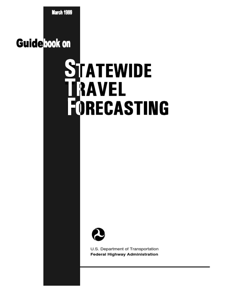 Guidebook On Statewide Travel Forecasting | PDF | Time Series | Forecasting