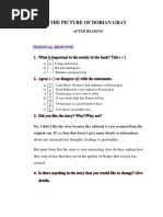 Dorian Gray Study Guide Answers | PDF