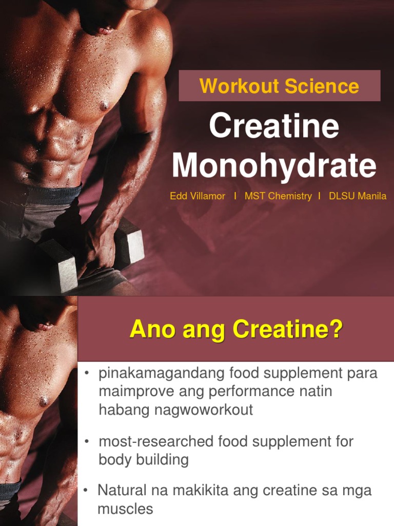 Workout Science: Creatine Monohydrate | PDF | Determinants Of Health