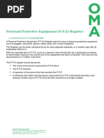 Sample PPE Request Form and Records | PDF