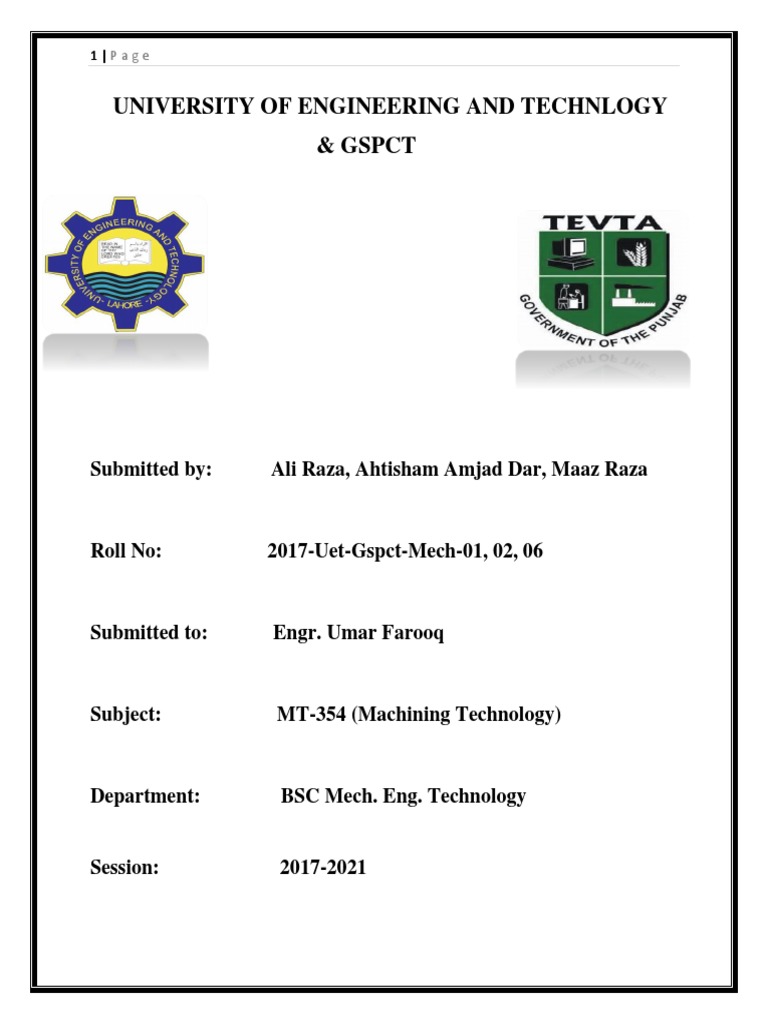 Universal Milling Machine | PDF | Machines | Crafts