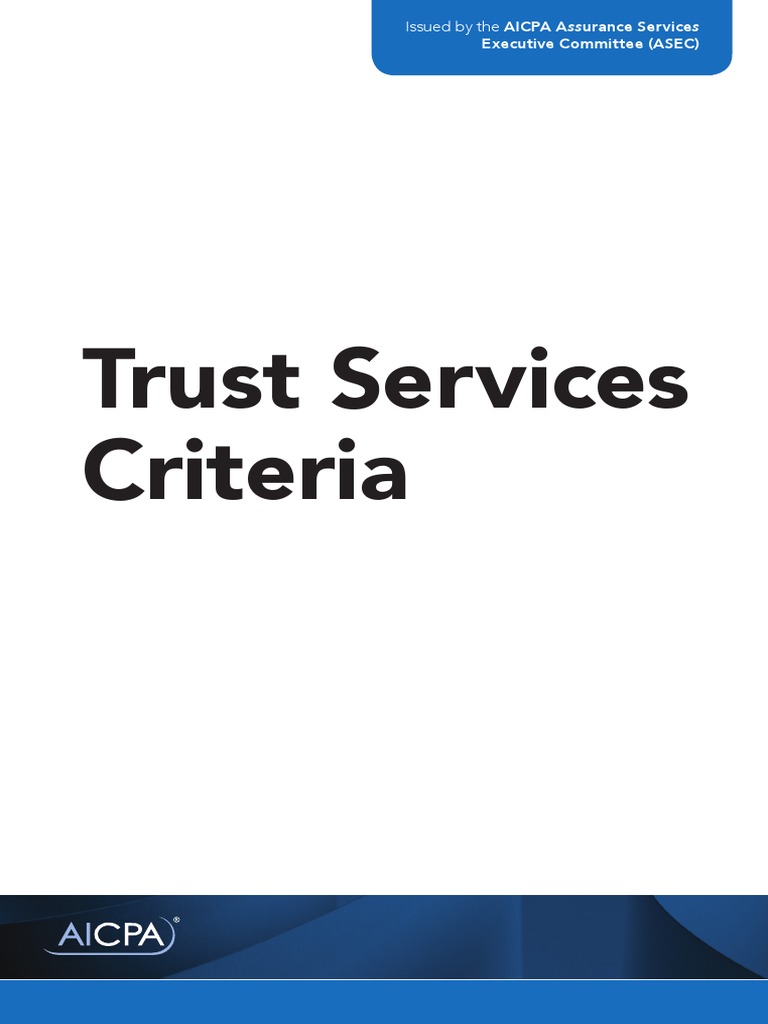 Trust Services Criteria | PDF | Internal Control | Computer Security