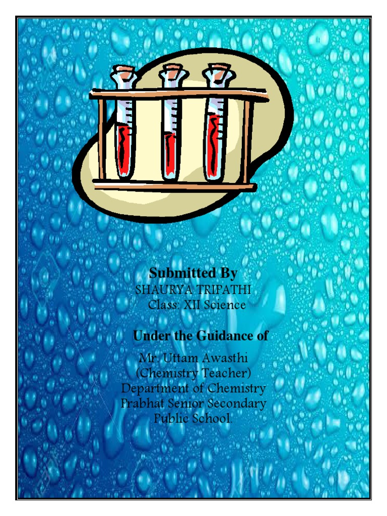 Class 12 CHEMISTRY Project SHAURYA | PDF | Digestion | Chemistry