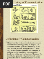 Evolution of Communication | PDF | Nonverbal Communication | Communication
