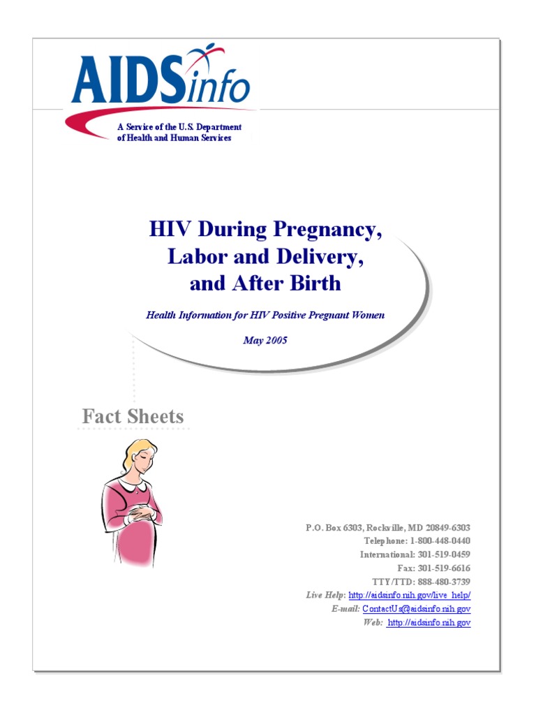 HIV During Pregnancy, Labor and Delivery, and After Birth: Fact Sheets ...
