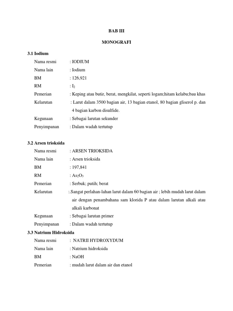 Bab III, IV, V KF (Titrasi Redoks) | PDF