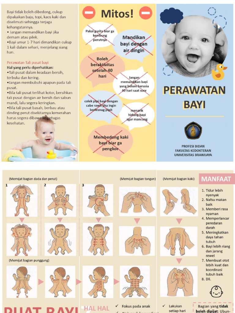 Leaflet Perawatan Bayi | PDF