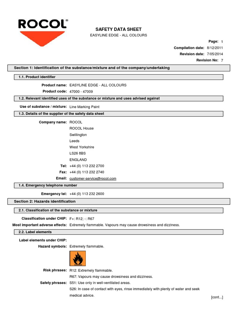 Easyline Edge - All Colours | PDF | Firefighting | Toxicity