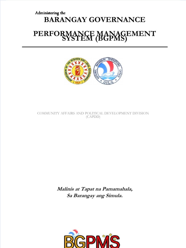 Vdocuments - MX Barangay Governance Performance Management System | PDF ...