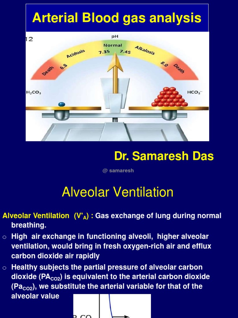 Arterialbloodgasanalysis ppt-2 | PDF | Breathing | Medical Emergencies