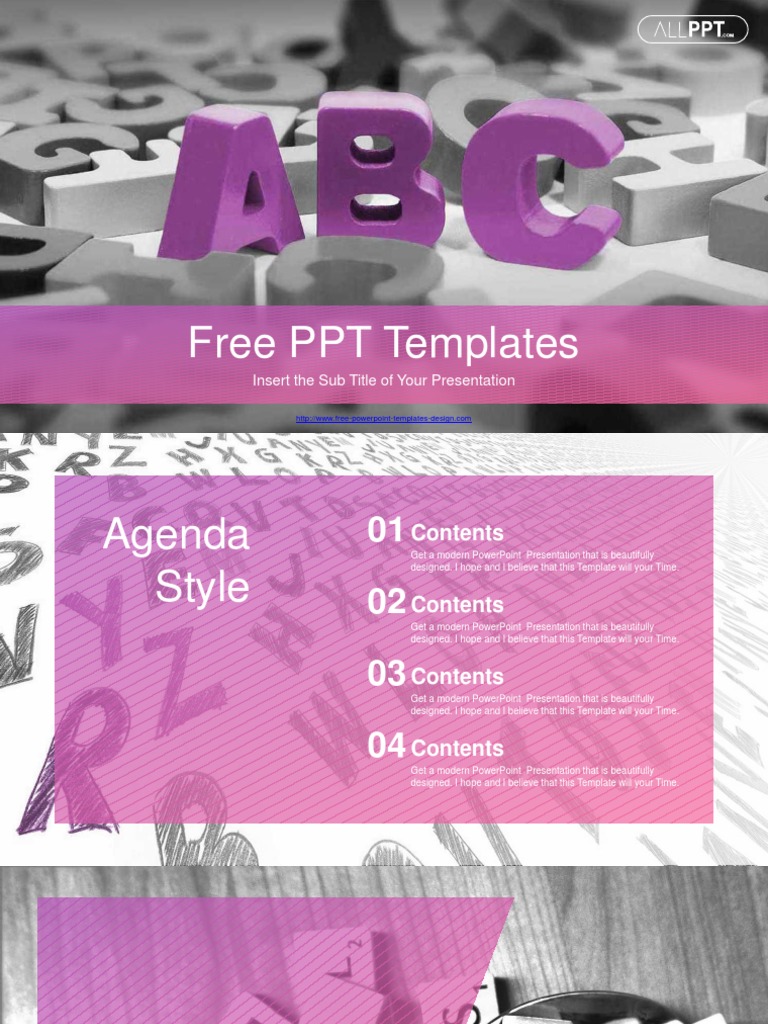 ABC Alphabet Blocks PowerPoint Templates | PDF | Microsoft Power Point ...