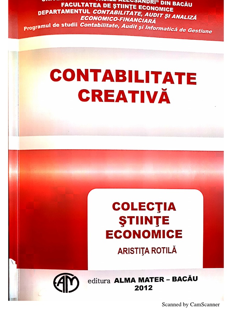 Carte Contabilitate Creativa | PDF