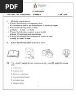 Human Ear Worksheet PDF | PDF | Ear | Hearing