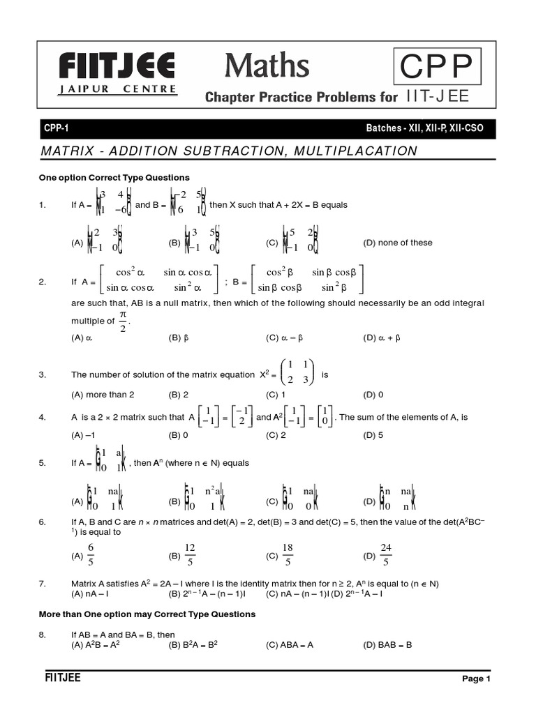 Matrix CPP Combine | PDF | Matrix (Mathematics) | Algebra