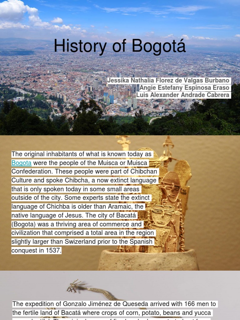 History of Bogotá | PDF | Bogotá | Colombia
