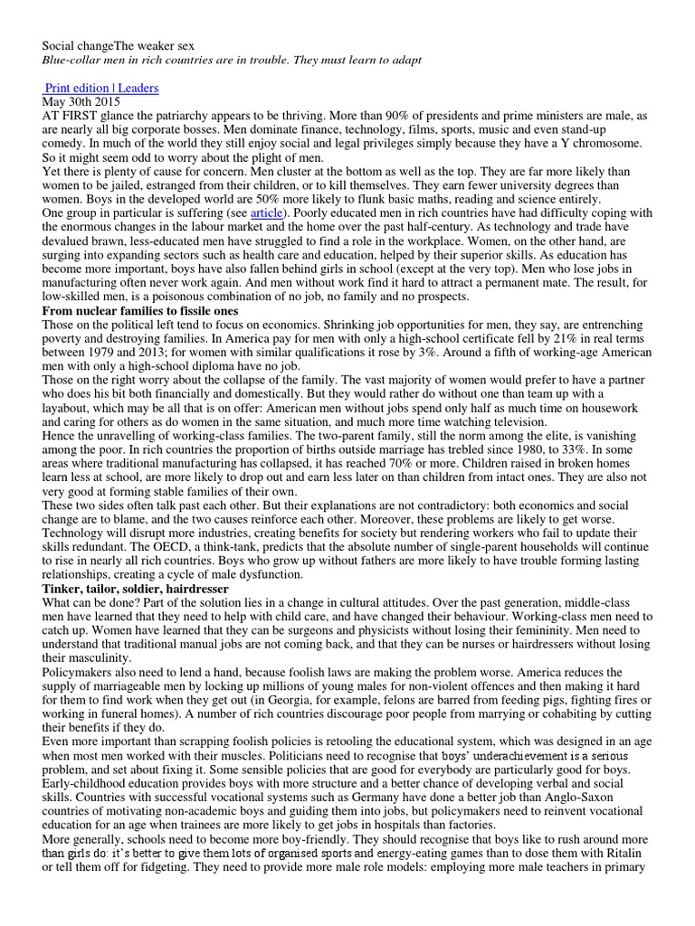 Gender Equality - Texts | PDF | Feminism | Gender Studies