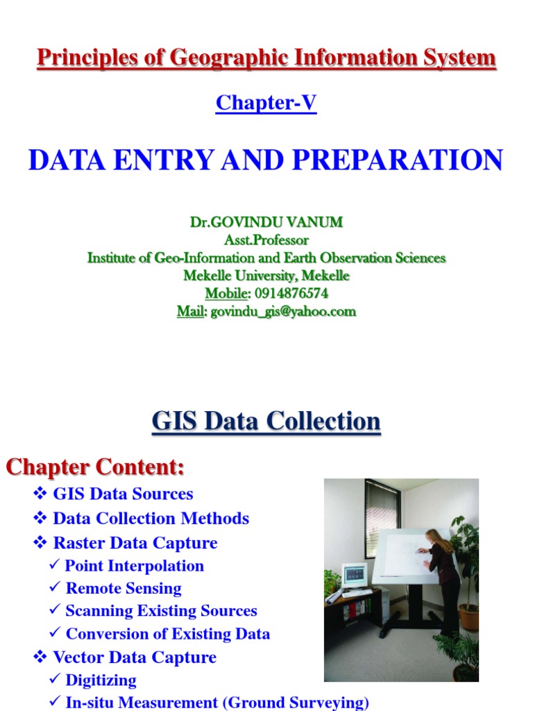 GIS Data Entry and Collection Methods | PDF | Geographic Information ...